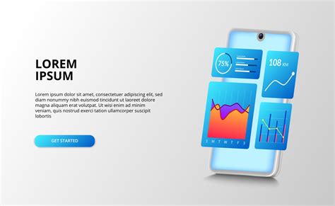Data Analytics Ui Dashboard Design With Chart Percentage Report Graph