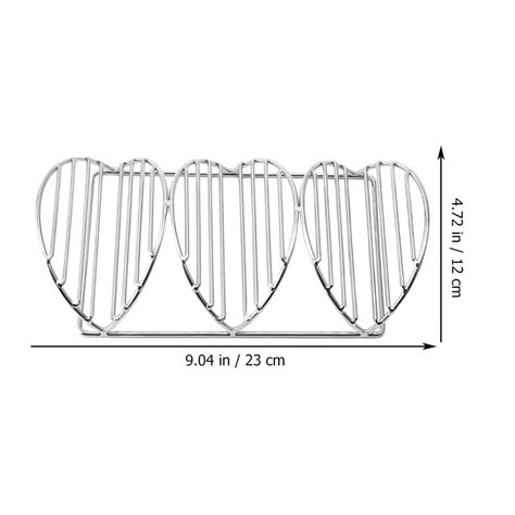 Shell Holder Taco V Shaped Stainless Steel Taco Stand Rack Tray Durable