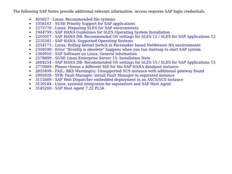 Sap Documentation Dell Validated Design For High Availability For Sap With Suse Pacemaker