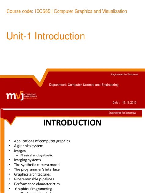10cs65 Computer Graphics Course Pdf Computer Graphics Cathode Ray