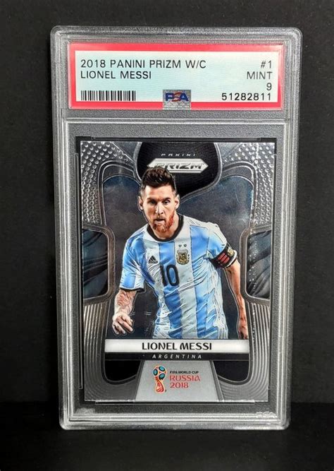 2018 Panini Prizm World Cup Lionel Messi 1 1 Graded Card