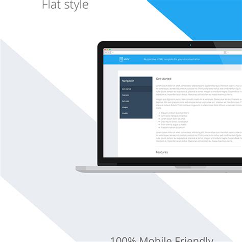 Vdoc Free Responsive Documentation Html Template Behance