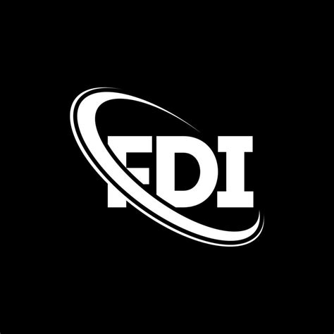 Fdi Logo Fdi Letter Fdi Letter Logo Design Initials Fdi Logo Linked With Circle And Uppercase