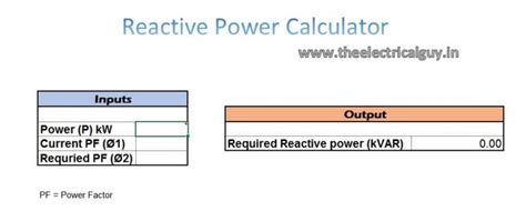 Steps To Calculate Required Reactive Power For PF Correction TheElectricalGuy