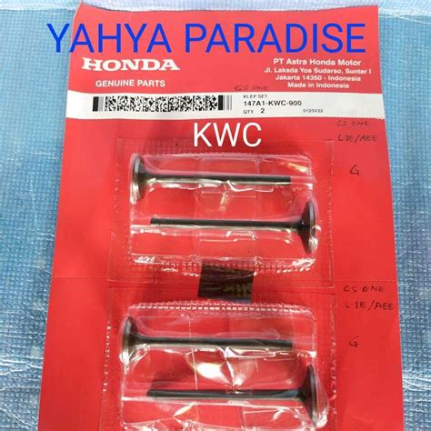 Jual VALVE KLEP SET IN EX HONDA CS ONE ASLI ORIGINAL HONDA GENUINE PART