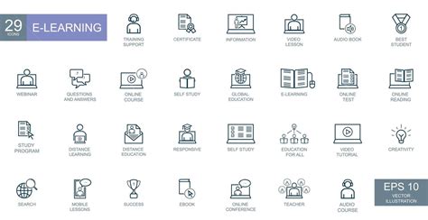 Vector Set Of Thin Line Web Icons For Business Concept Business People