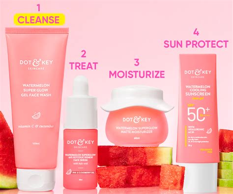 Vitamin C Gel Face Wash With Watermelon By Dot And Key