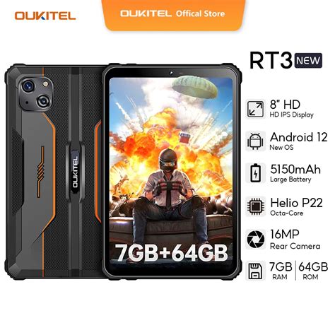 Oukitel Rt3 Rugged Tablet Mobile Phones And Gadgets Tablets Android On