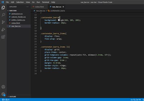 Barra De Navegacion Codigo Css Con Efecto Hover