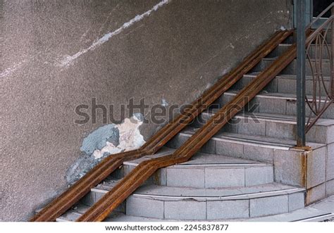 Rusty Staircase Railings Images Stock Photos Vectors Shutterstock