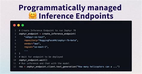 Jeff Boudier On Linkedin Programmatically Manage 🤗 Inference Endpoints