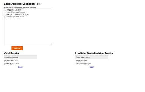 Email Address Validation Tool Domain Tools