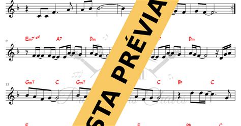 Partituras Score Sheet Music Não há Deus maior Comunidade de Nilópolis