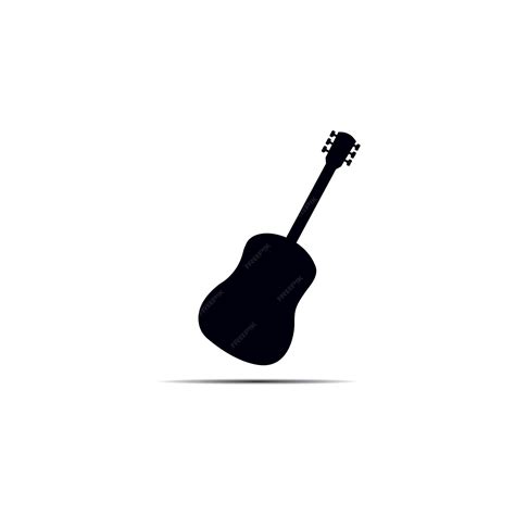 Premium Vector Guitar Logo Template Vector Icon Illustration Design