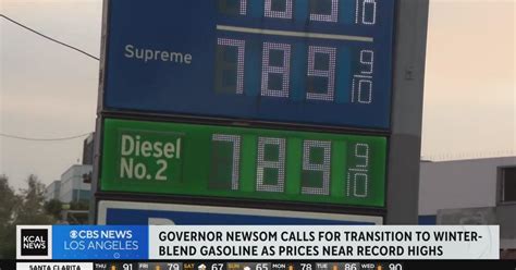 Gas Prices Skyrocket Yet Again In California Cbs Los Angeles