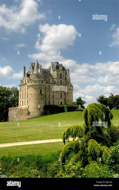 Chteau De Brissac Stock Photo Alamy