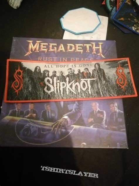 Slipknot All Hope Is Gone Red Border TShirtSlayer TShirt And