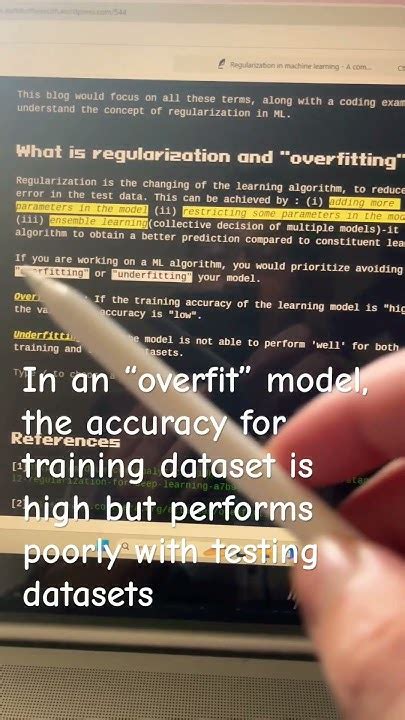 In Machine Learning How To Identify Overfitting” And Underfitting”