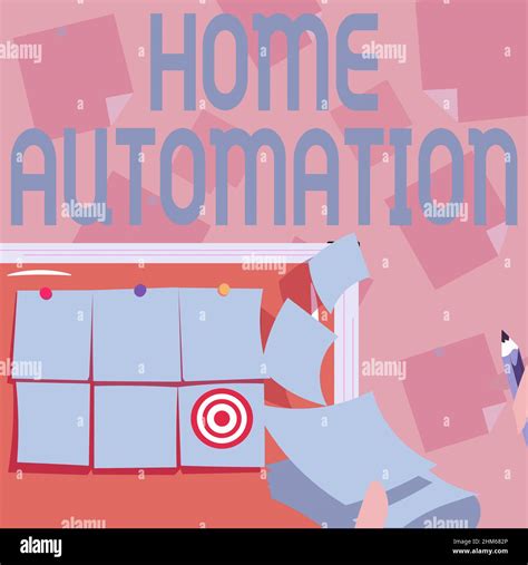 Sign Displaying Home Automation Business Approach Home Solution That Enables Automating The