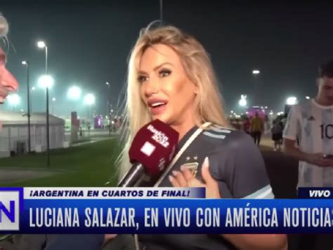 Luciana Salazar predijo goles y resultado de la victoria de Argentina y se ganó el apodo de la
