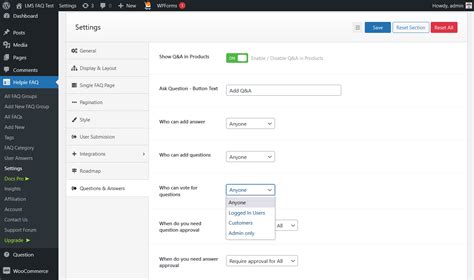 how to add product questions and answers in woocommerce