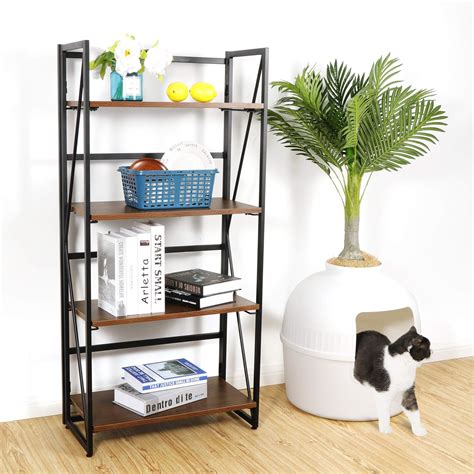 The 9 Best Black Folding Ladder Bookshelf Home Gadgets