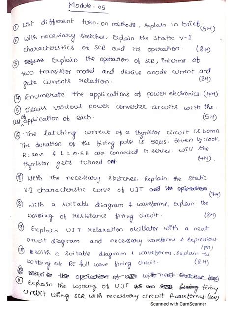 Module 5 Question Bank Pdf