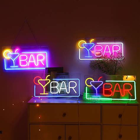 1st Neon Barskyltar Led Barskylt Gjord Av Premium Akryl Glödande