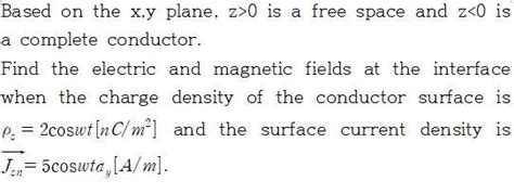 Solved Based On The X Y Plane Z Is A Free Space And Z
