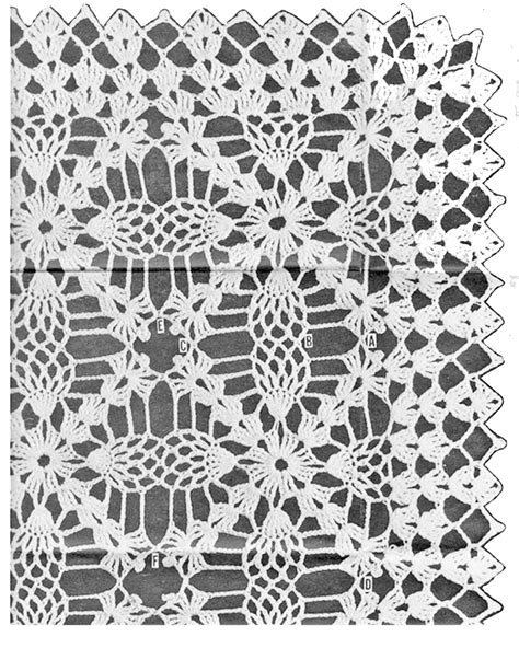 Vintage Crochet Pineapple Square Pattern