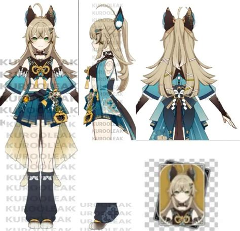 Leaked Appearance Of Nekomata Cat Girl In Genshin Impact 37