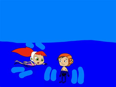 Atomic Betty X Cadet Noah Having Fun Swimming By Pierrefabianmario On