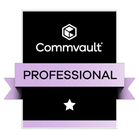 Commvault Certified Professional Credly