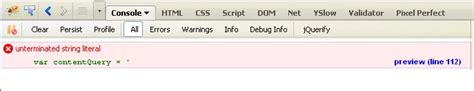 jquery 결정되지 않은 문자열 리터럴 오류 js 튜토리얼 php cn