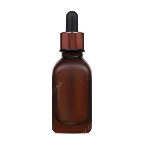 Dropper Bottle Clipart Hd PNG Brown Glass Cosmetic Dropper Bottle Oil