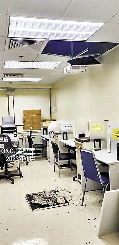公院又冧天花 威院認1月跌石屎 香港 香港文匯網