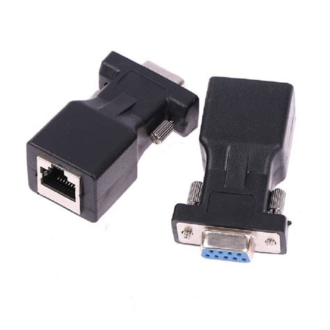 Jual RS232 DB9 COM SERIAL TO RJ45 ETHERNET MALE OR FEMALE HIGH QUALITY MALE Jakarta Timur