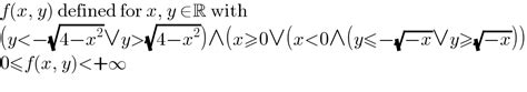 Find Domine And Range Of Function F X Y X Y 2 X 2 Y 2 4 Tinku Tara