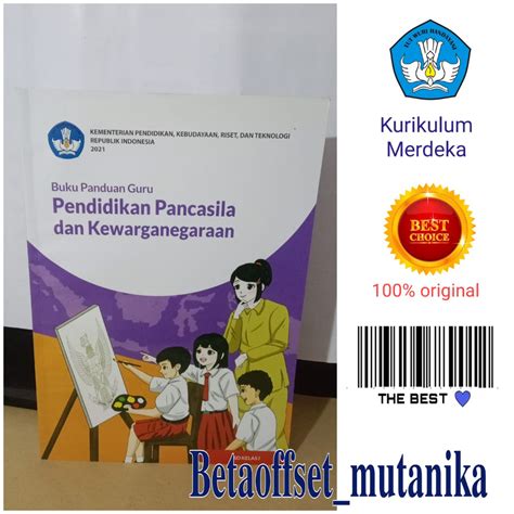 Jual Buku Panduan Guru Kelas 1 Sd Pendidikan Pancasila Dan