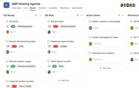 Qbr Quarterly Business Review Free Template • Asana