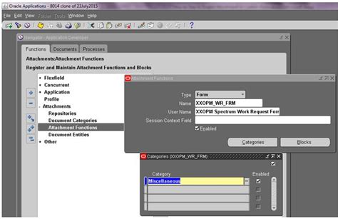 oracle forms how to enable attachment in custom form of oracle apps