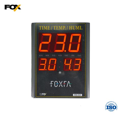 Temperature Indicator Fox 2121 By Conotec Accurate Temp And Humidity Display
