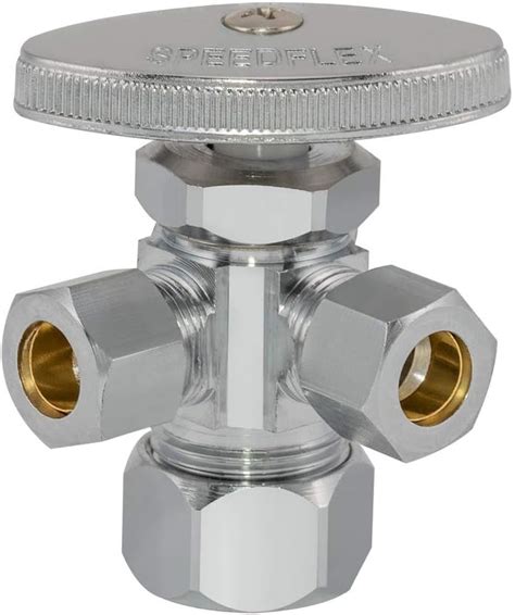 Ld Valve 14 Turn Dual Compression Outlet Angle Stop Valve Quarter