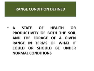 RANGE CONDITION AND TREND Pptx