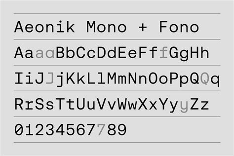 Monospace Font
