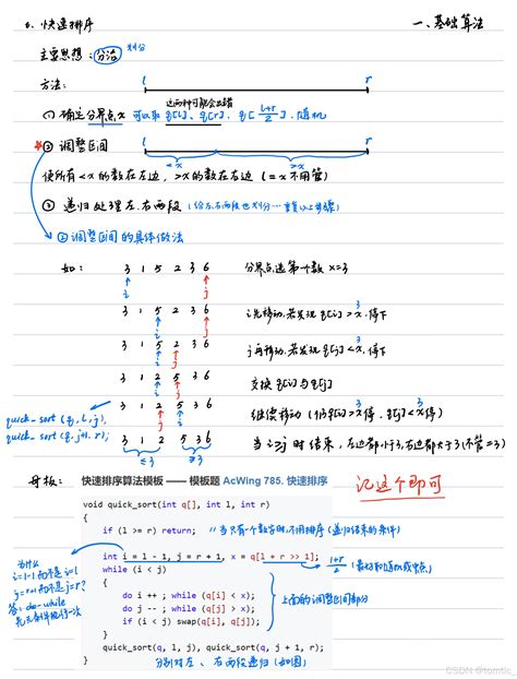 【acwing C算法】一、基础算法 Csdn博客