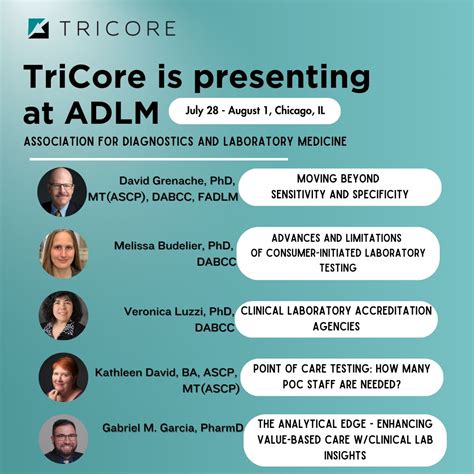 Tricore Reference Laboratories On Linkedin Tricore Looks Forward To Attending The Adlm 2024