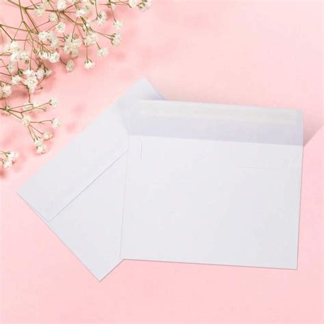 50 Packs White Envelopes 4 X 6 Inch White Envelopes A4 Envelopes Card
