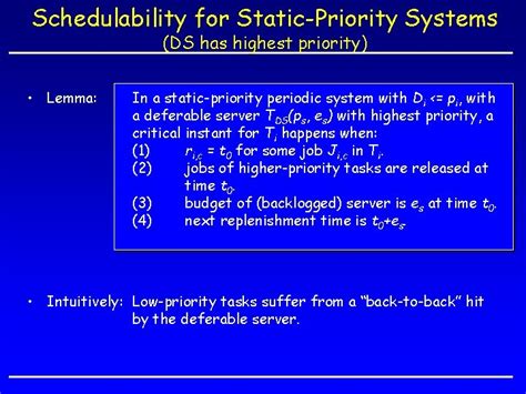 Scheduling Aperiodic And Sporadic Jobs Definitions Comparison To