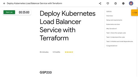 Deploy Kubernetes Load Balancer Service With Terraform Gsp233 Youtube